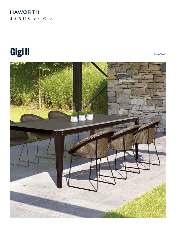 Gigi II Side Chair Product Sheet | Details Page | Haworth
