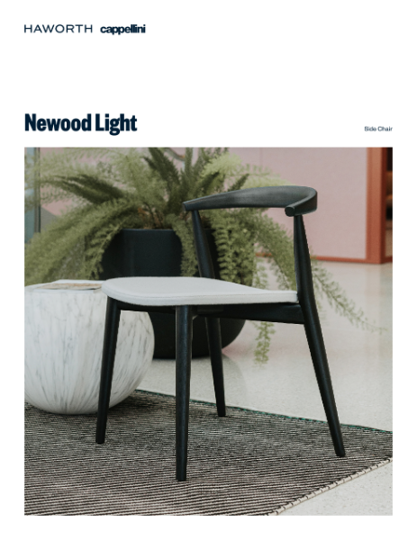 Newood Light Side Chair Product Sheet | Details Page | Haworth