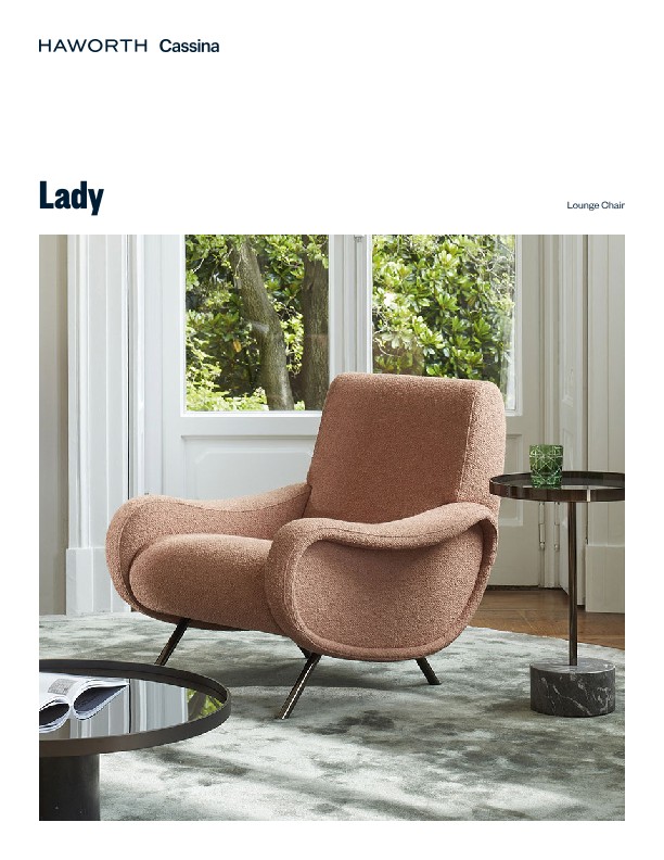 Lady Lounge Chair Product Sheet | Details Page | Haworth