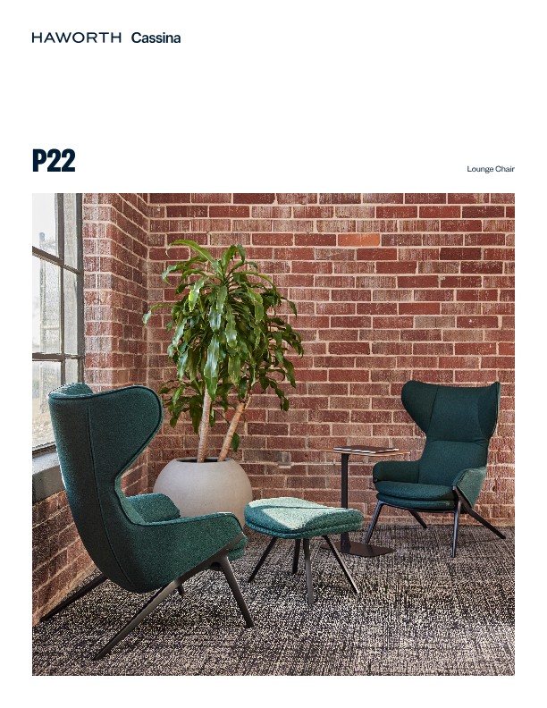 P22 Lounge Chair Product Sheet | Details Page | Haworth