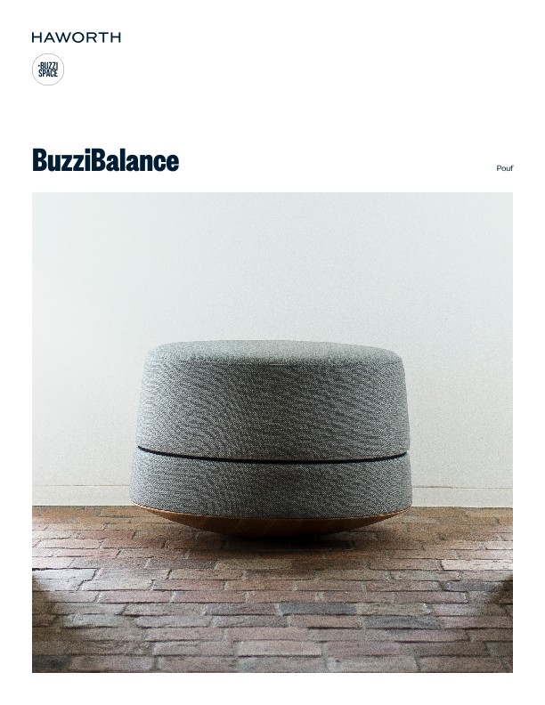 BuzziBalance Pouf Product Sheet | Details Page | Haworth