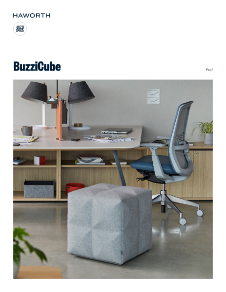 BuzziCube Pouf Product Sheet | Details Page | Haworth