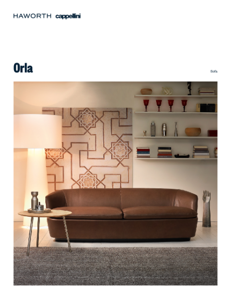 Orla Sofa Product Sheet | Details Page | Haworth