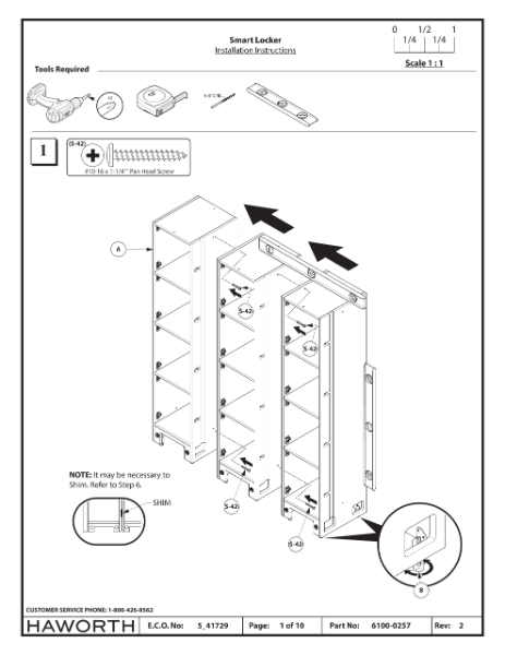 Smart Locker | Details Page | Haworth