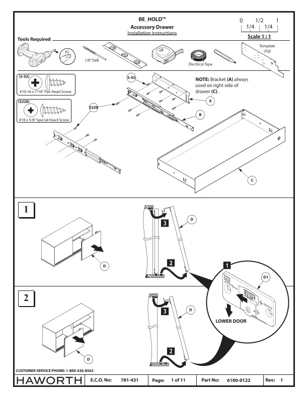 Be_Hold - Accessory Drawer | Details Page | Haworth