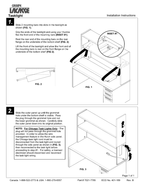Group Lacasse - Tasklight - Installation | Details Page | Haworth