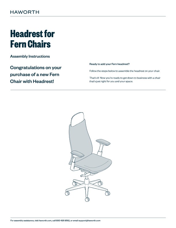 Fern - Headrest | Details Page | Haworth