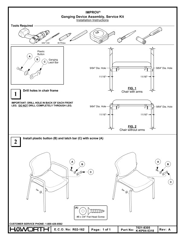 Improv - Ganging Device Assembly Service Kit - Installation | Details ...