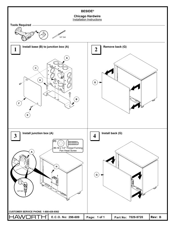 Beside - Chicago Hardwire - Installation | Details Page | Haworth
