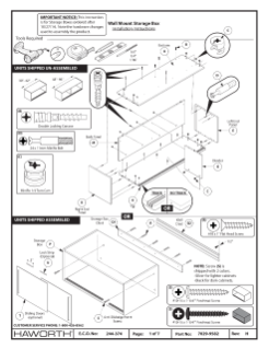 Wall Mount Storage Box - Installation | Details Page | Haworth