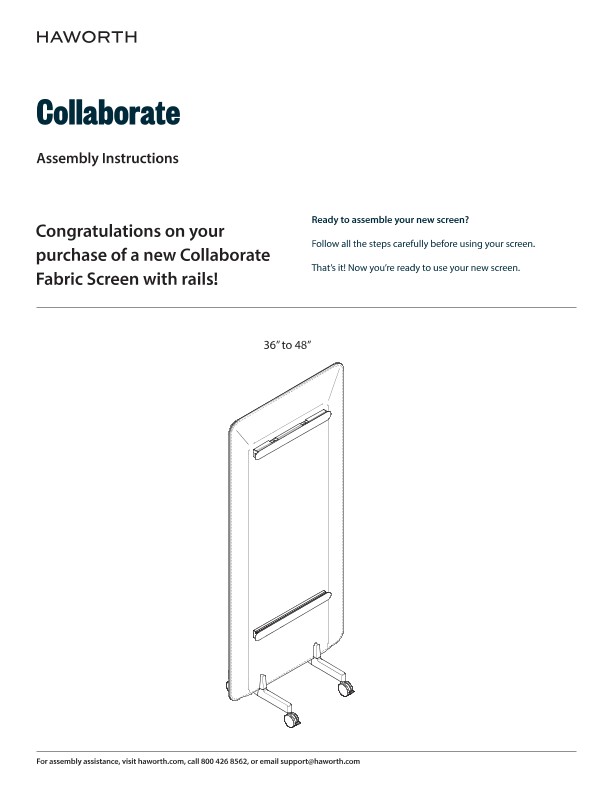 Collaborate - Screen - Rails | Details Page | Haworth