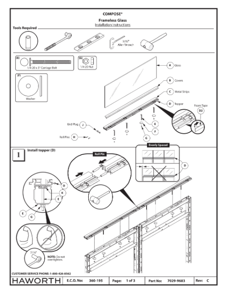 Compose - Frameless Glass | Details Page | Haworth