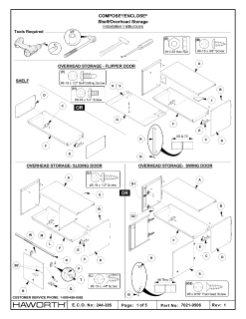 Compose/Enclose - Shelf and Overhead Storage - Installation | Details ...