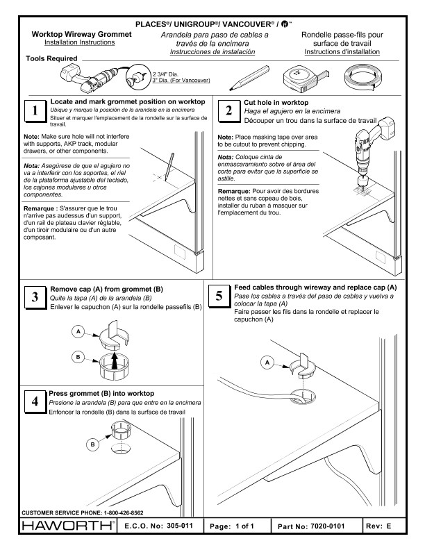 if/PLACES/UniGroup/Vancouver - Worktop Wireway Grommet - Installation ...