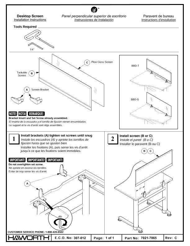 if - Desktop Screen - Installation | Details Page | Haworth