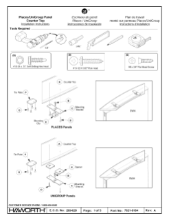 if/PLACES/UniGroup - Panel Counter Top - Installation | Details Page ...