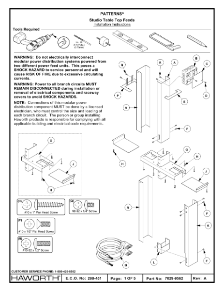 Patterns - Studio Table Top Feeds (Original Modular Power ...