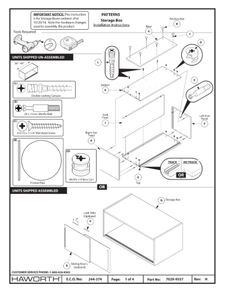 Patterns - Storage Box - Installation | Details Page | Haworth