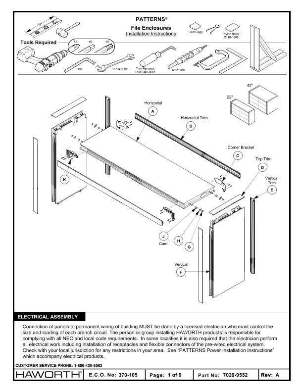 Patterns - File Enclosures - Installation | Details Page | Haworth