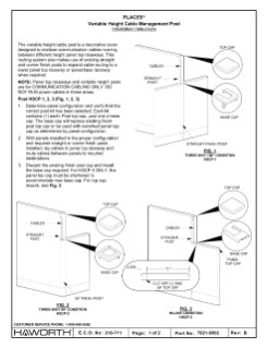 PLACES - Variable Height Cable Management Post - Installation | Details ...