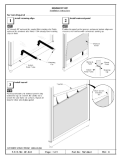 Wainscot Kit - Installation | Details Page | Haworth