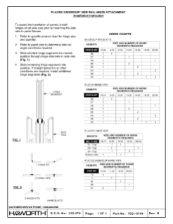 PLACES/UniGroup - Side Rail Hinge Attachment - Installation | Details ...