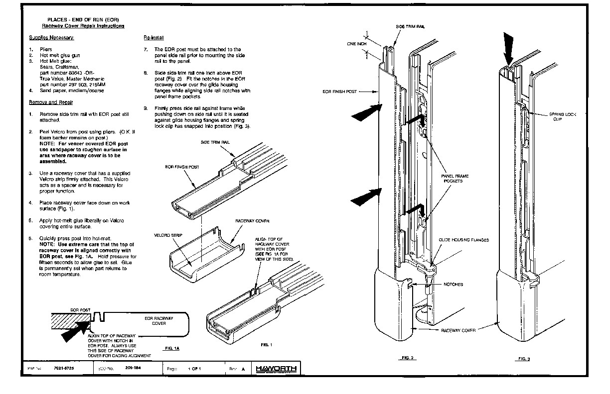 PLACES - End of Run Raceway Cover Repair - Installation | Details Page ...