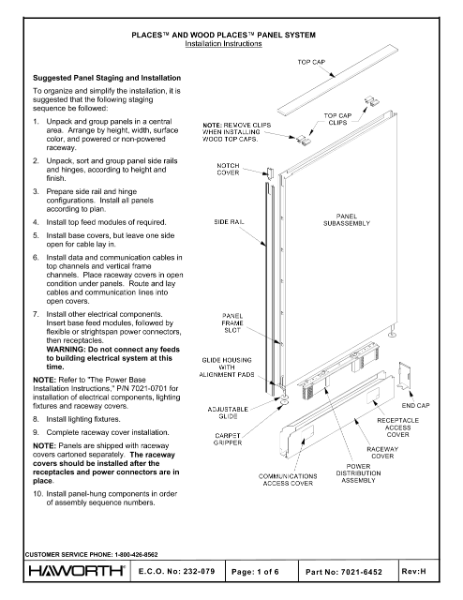 PLACES - Panel System - Installation | Details Page | Haworth