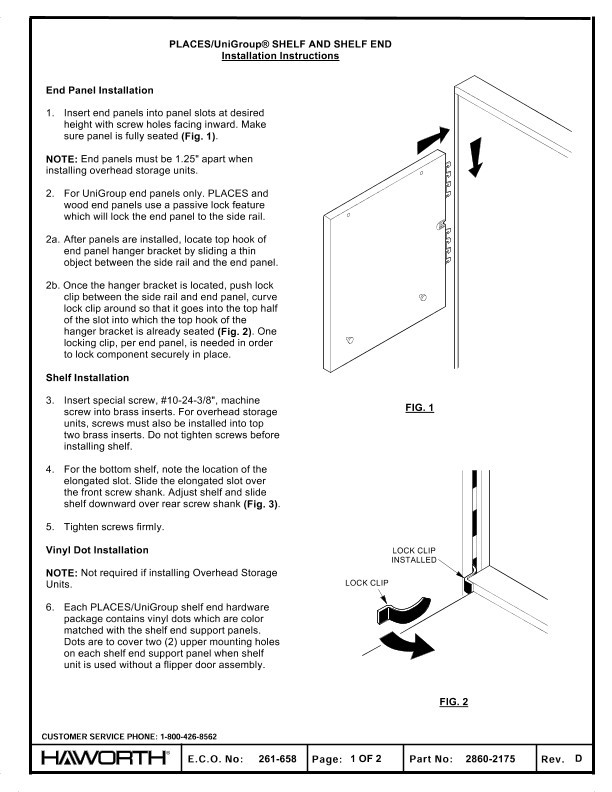 PLACES/UniGroup - Shelf and Shelf End - Installation | Details Page ...
