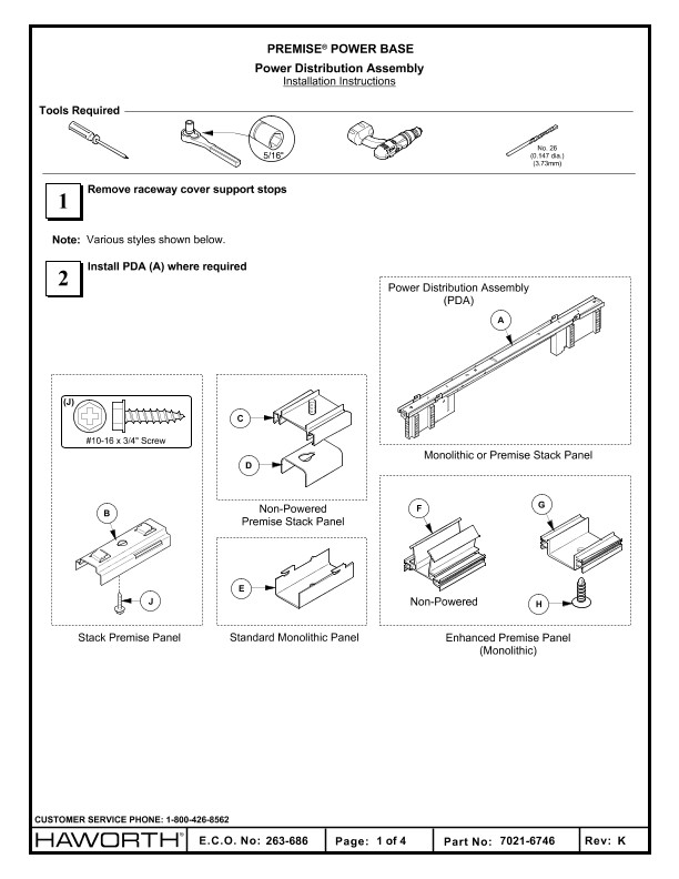 PREMISE - Power Distribution Assembly - Installation | Details Page ...
