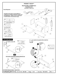 PREMISE - Standard Mount Off-Modular Overhead Unit - Installation ...