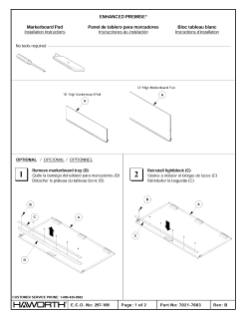 PREMISE - Markerboard Pad - Installation | Details Page | Haworth