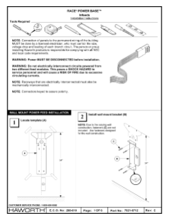 Power Base/RACE - Infeed - Installation | Details Page | Haworth