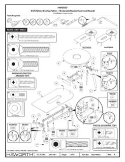 Immerse - Shift Tables/Overlap Tables - (Rectangle/Round, Racetrack ...