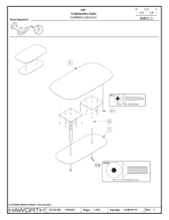 Pip Collaborative Table | Details Page | Haworth
