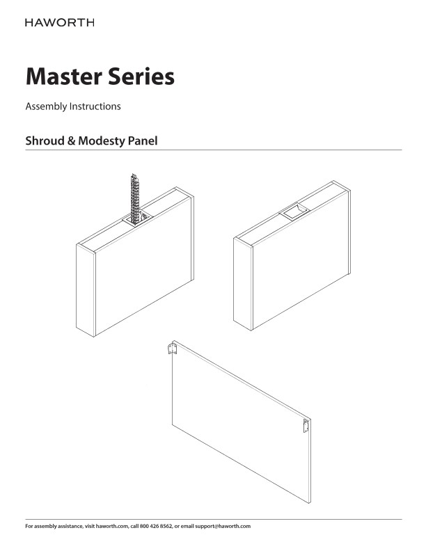 Masters Series - Shroud and Modesty Panel - Installation | Details Page ...
