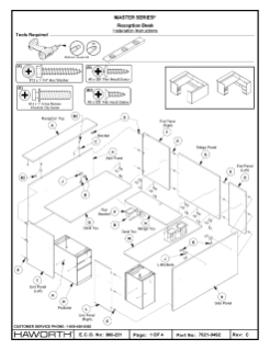 Masters Series - Reception Desk - Installation | Details Page | Haworth