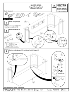 Masters Series - Hinged Modesty Panel - Installation | Details Page ...