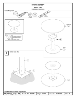 Masters Series - Round Table - Installation | Details Page | Haworth