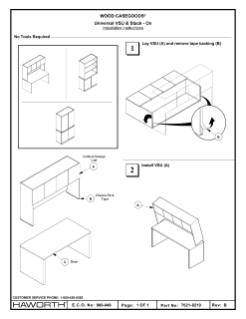 Wood Casegoods - Universal Vertical Storage Unit and Stack-on ...