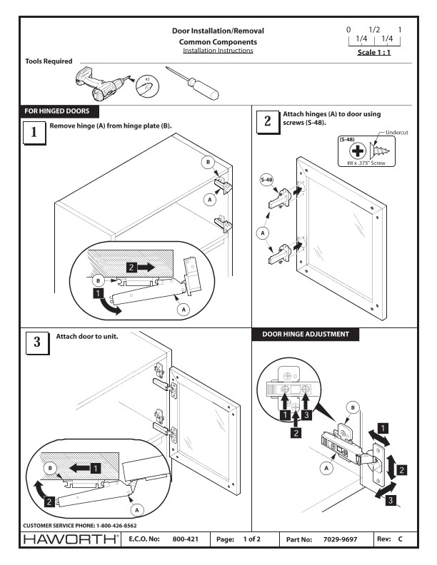 Door Install/Removal | Details Page | Haworth