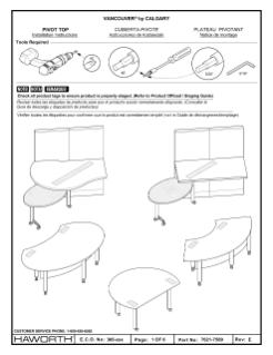Vancouver - Pivot Top - Installation | Details Page | Haworth