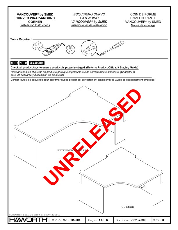Vancouver - Curved Wrap-Around Corner - Installation | Details Page ...