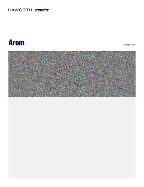 Arom Lounge Chair Product Sheet | Details Page | Haworth