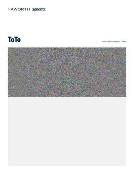 ToTo Side and Occasional Table Product Sheet | Details Page | Haworth