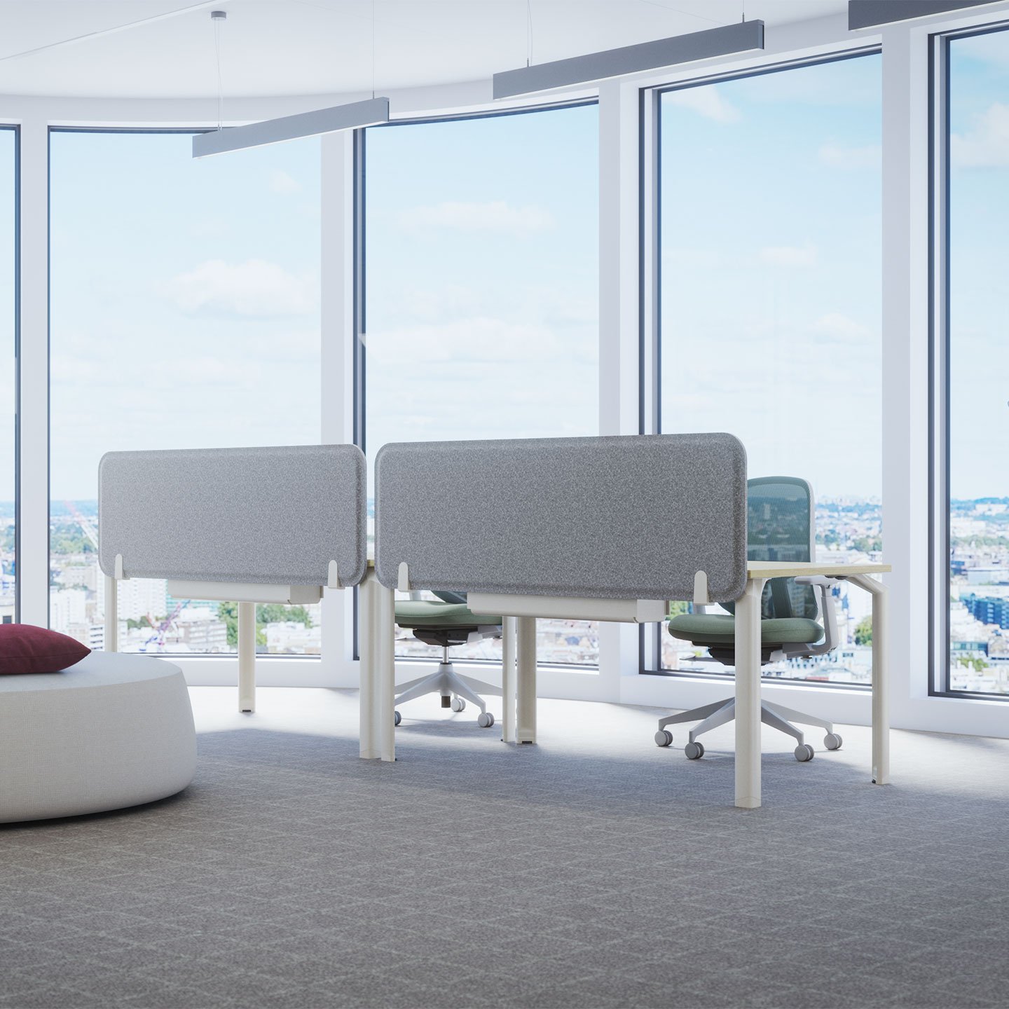 Drift Felt | Desk partition | Haworth Asia Pacific