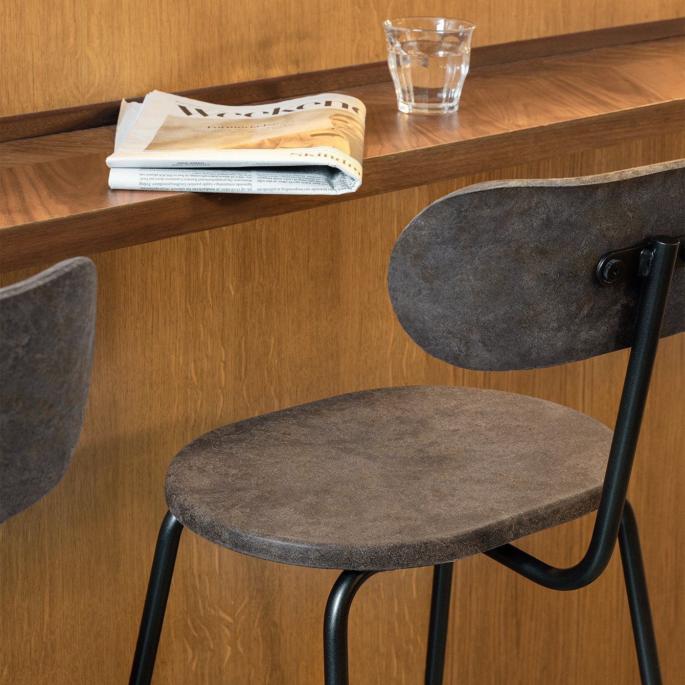 Earth Stool With Backrest | Haworth