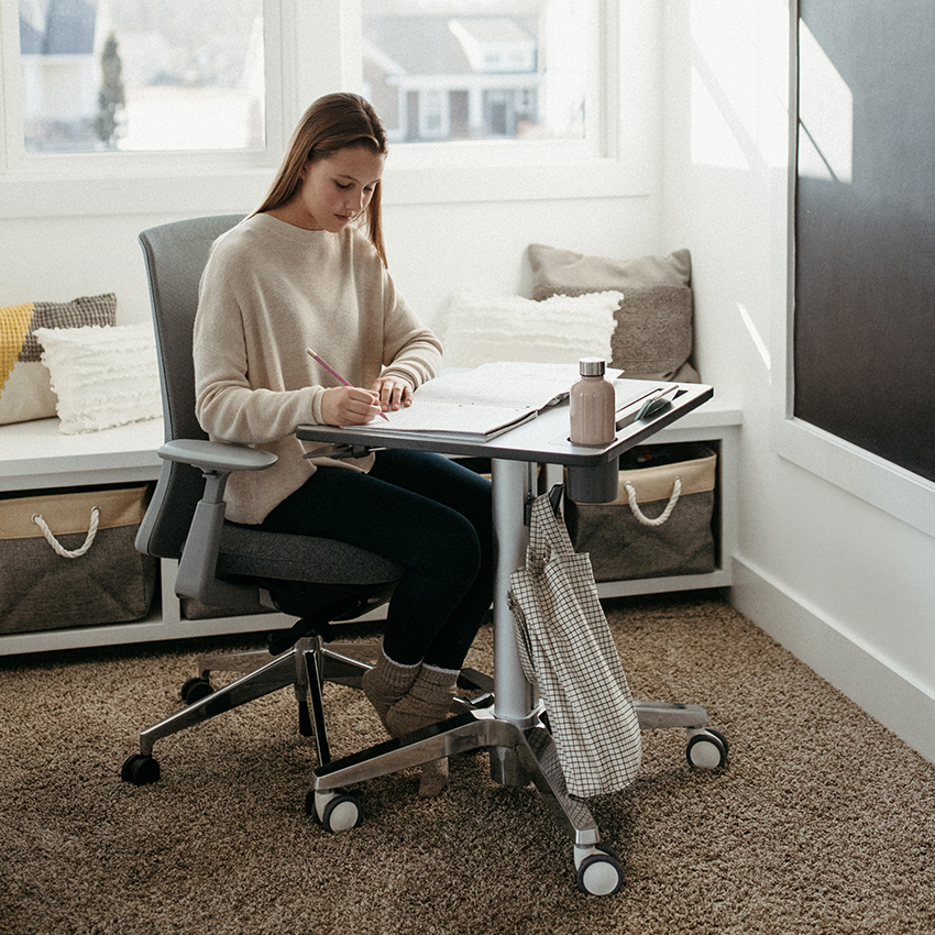 Ergotron LearnFit Sit-Stand Desk – Haworth Retail Store