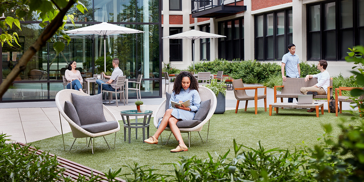 The Benefits of Working Outdoors | Haworth